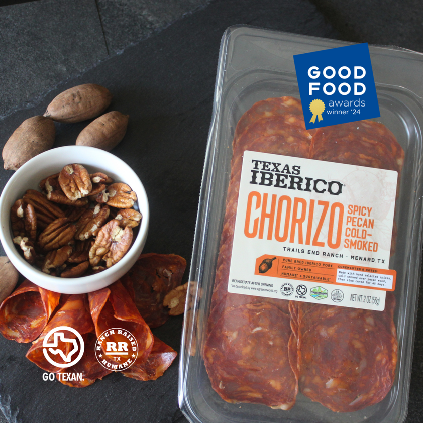 Texas Iberico Sliced Chorizo – 100% Pure Iberico Pork with Texan Flair ...