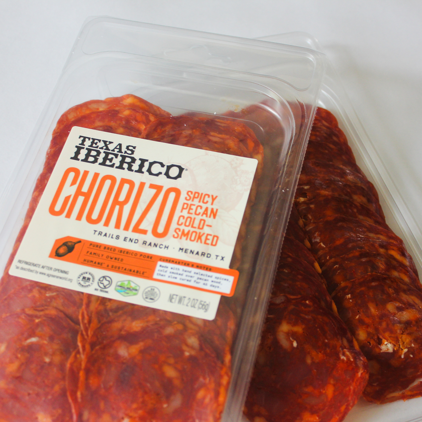 Texas Iberico Sliced Chorizo – 100% Pure Iberico Pork with Texan Flair ...