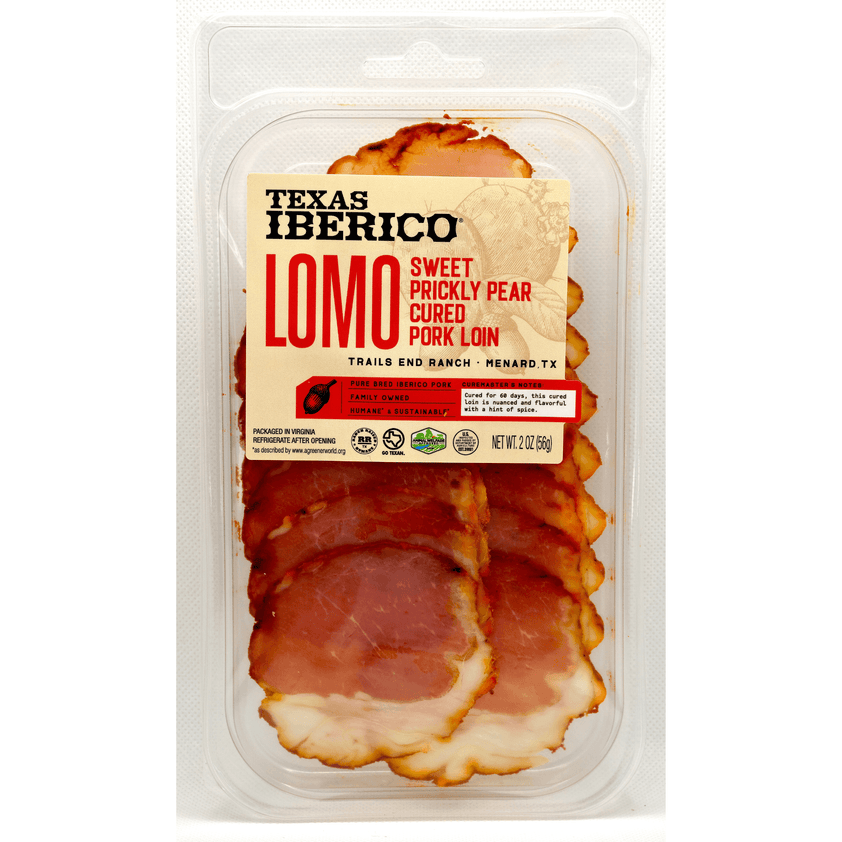 Texas Iberico® Lomo: Sweet Prickly Pear Cured Pork Loin (Sliced/2 oz ...