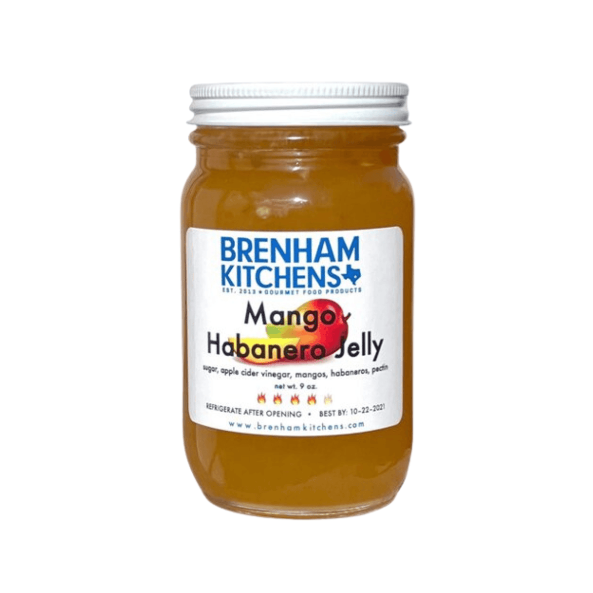 Brenham Kitchens Mango Habanero Jam – Dos Olivos Markets